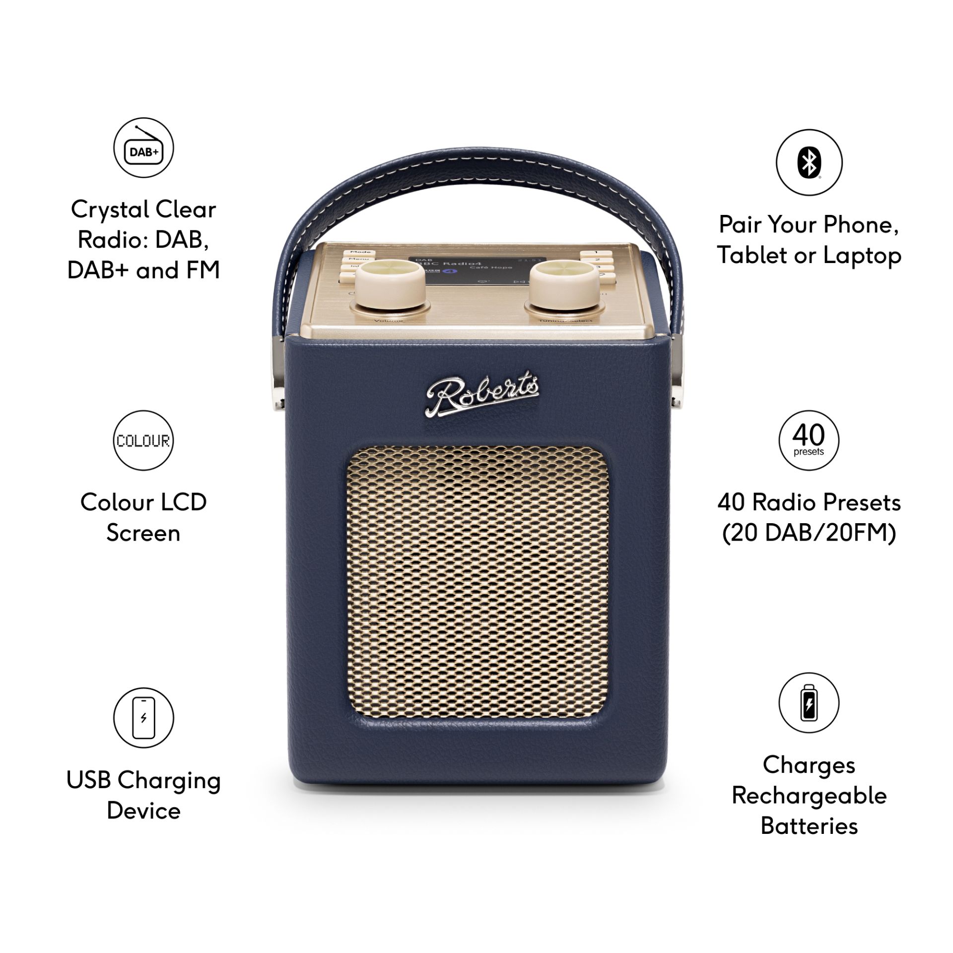 Roberts Revival Mini 2 – DAB+/FM Bluetooth Radio | Buy Now